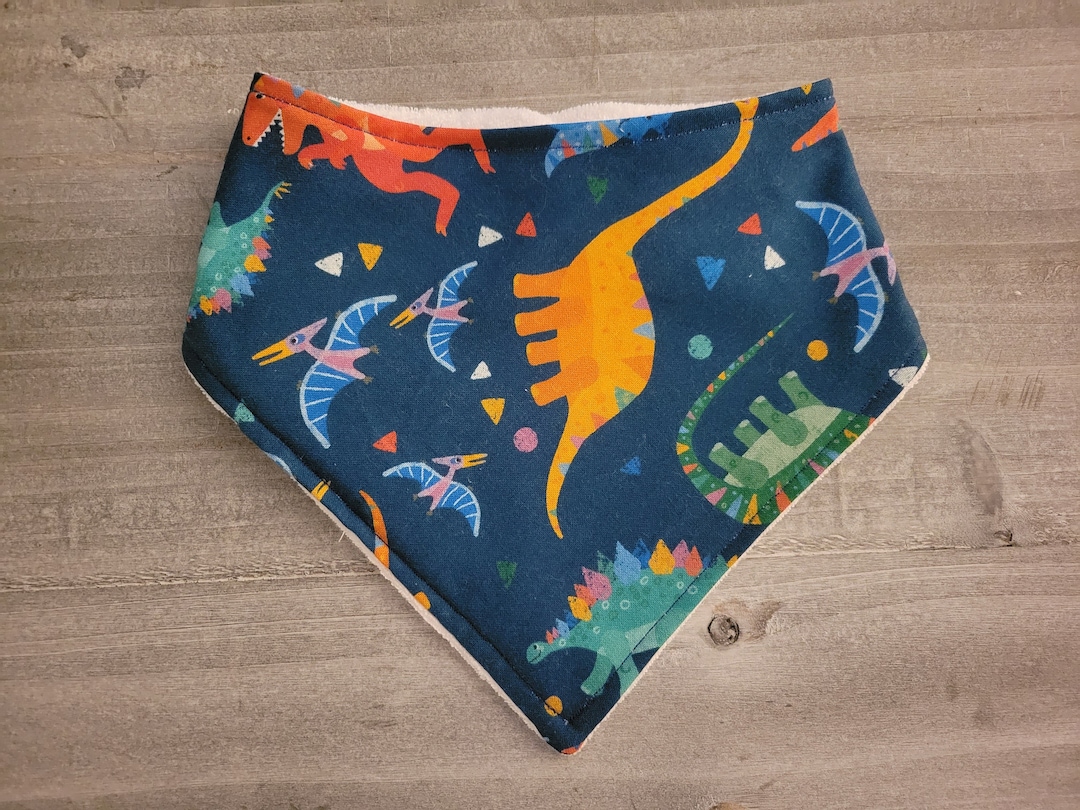 Dinosaur Bandana Drool Bib for Baby - Etsy