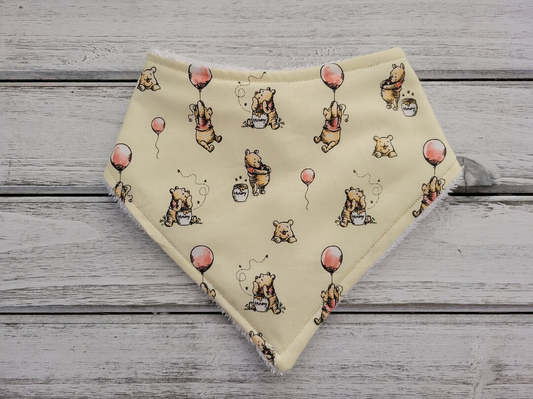 Winnie the Pooh Bandana Drool Bib - Etsy