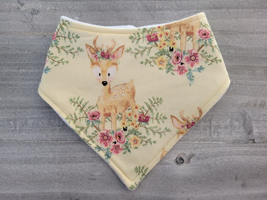Deer Bandana Drool Bib for Baby - Etsy