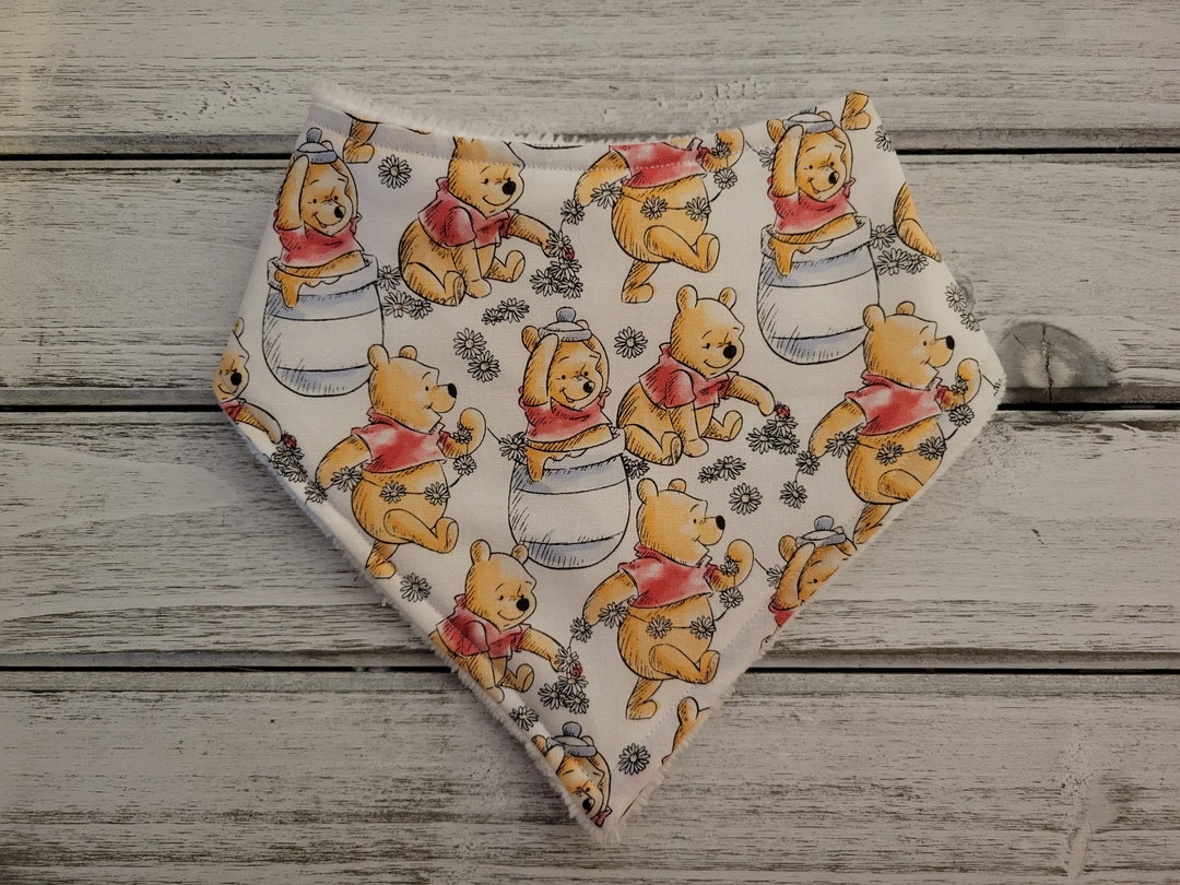 Winnie the Pooh Bandana Drool Bib - Etsy