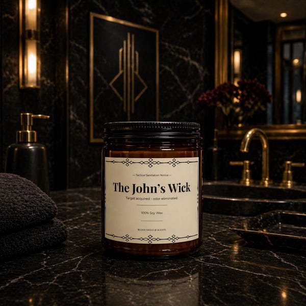 John Wick Candle - Etsy