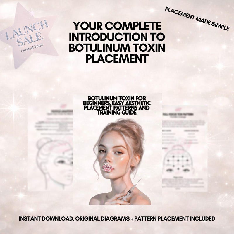 Botox Face Chart - Etsy