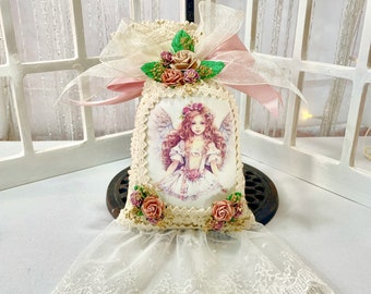 Victorian Angel Hanging Pillow Sachet Room Decor, Handmade Angel Gift ...