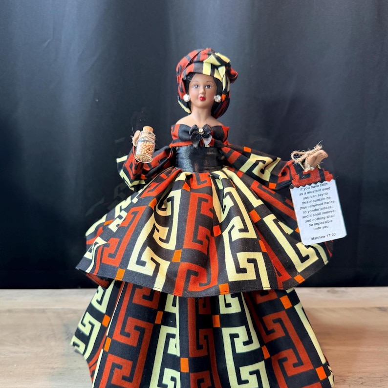 Mustard Seed Faith Art Doll, African American Home and Office Decor - Etsy