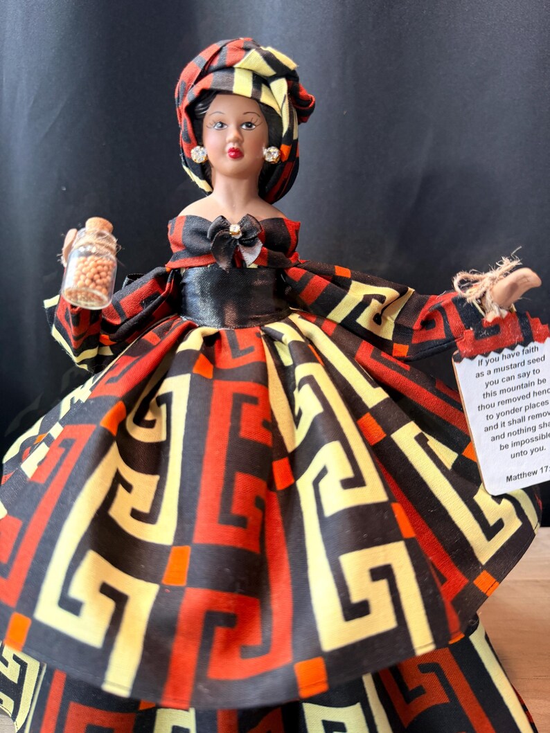 Mustard Seed Faith Art Doll, African American Home and Office Decor - Etsy
