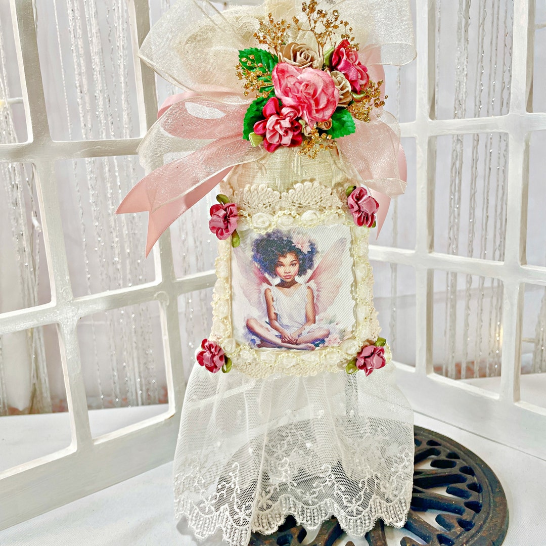Black Angel Themed Sachet Wall Hanging, Gift for Her, African American ...