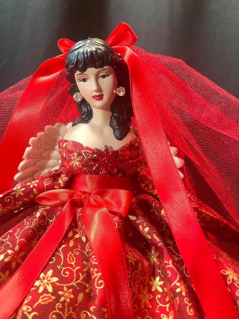 Latina Inspired Christmas Angel Tree Topper "feliz Navida" Gift for Her - Etsy