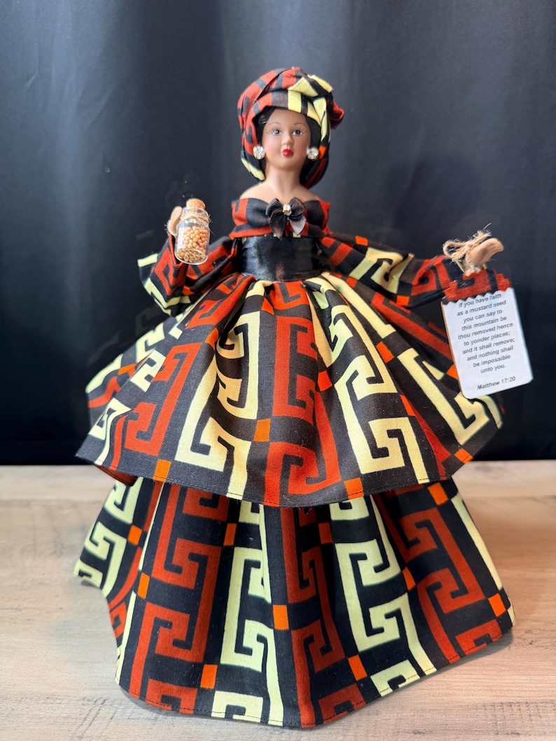 Mustard Seed Faith Art Doll, African American Home and Office Decor - Etsy
