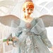 Blonde Silver Angel Mantle Decoration Large 18 Christmas Angel ...
