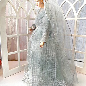 Blonde Silver Angel Mantle Decoration Large 18 Christmas Angel ...