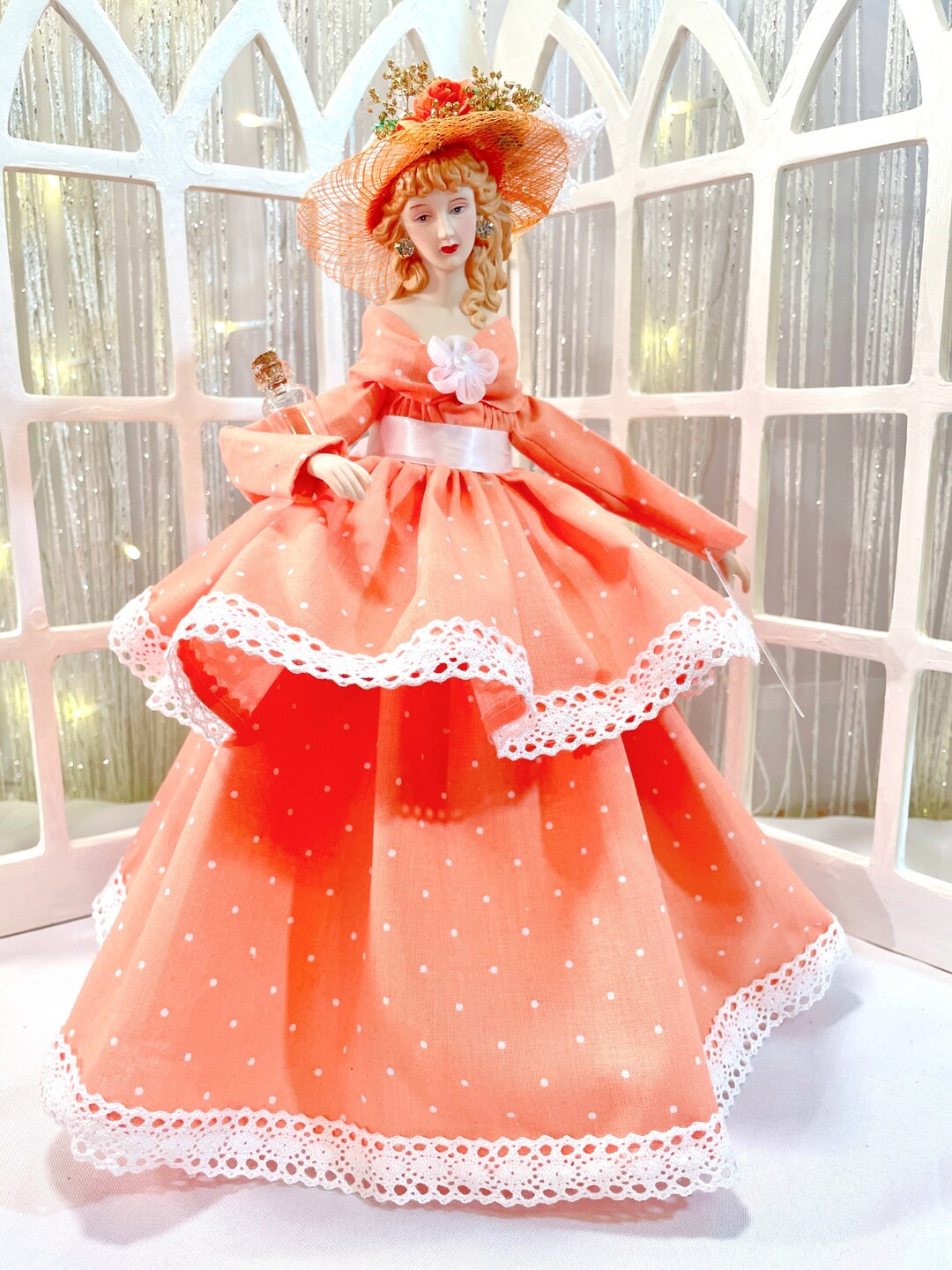 Handmade Mustard Seed Faith Doll in Peach and White Art Inspirational ...