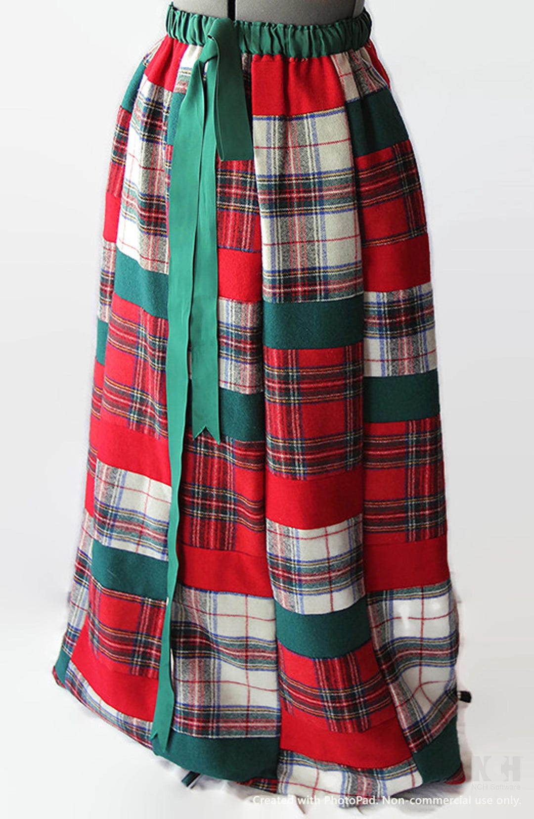 Vintage Carroll Reed Skirt, 1970s 80s Maxi Skirt, Patchwork, Tartan ...