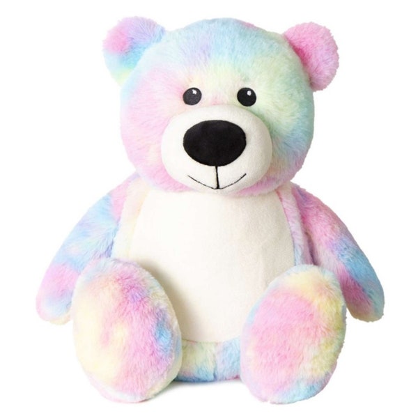 Rainbow Teddy Bear - Etsy