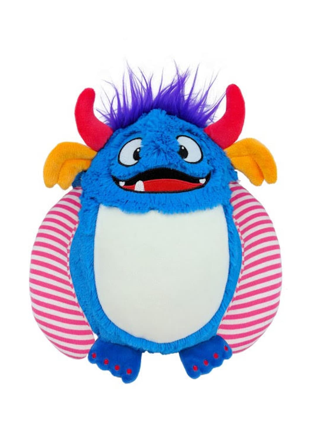 Personalised Embroidered Blue Monster, Teddy, Baby, Gift, New Baby ...