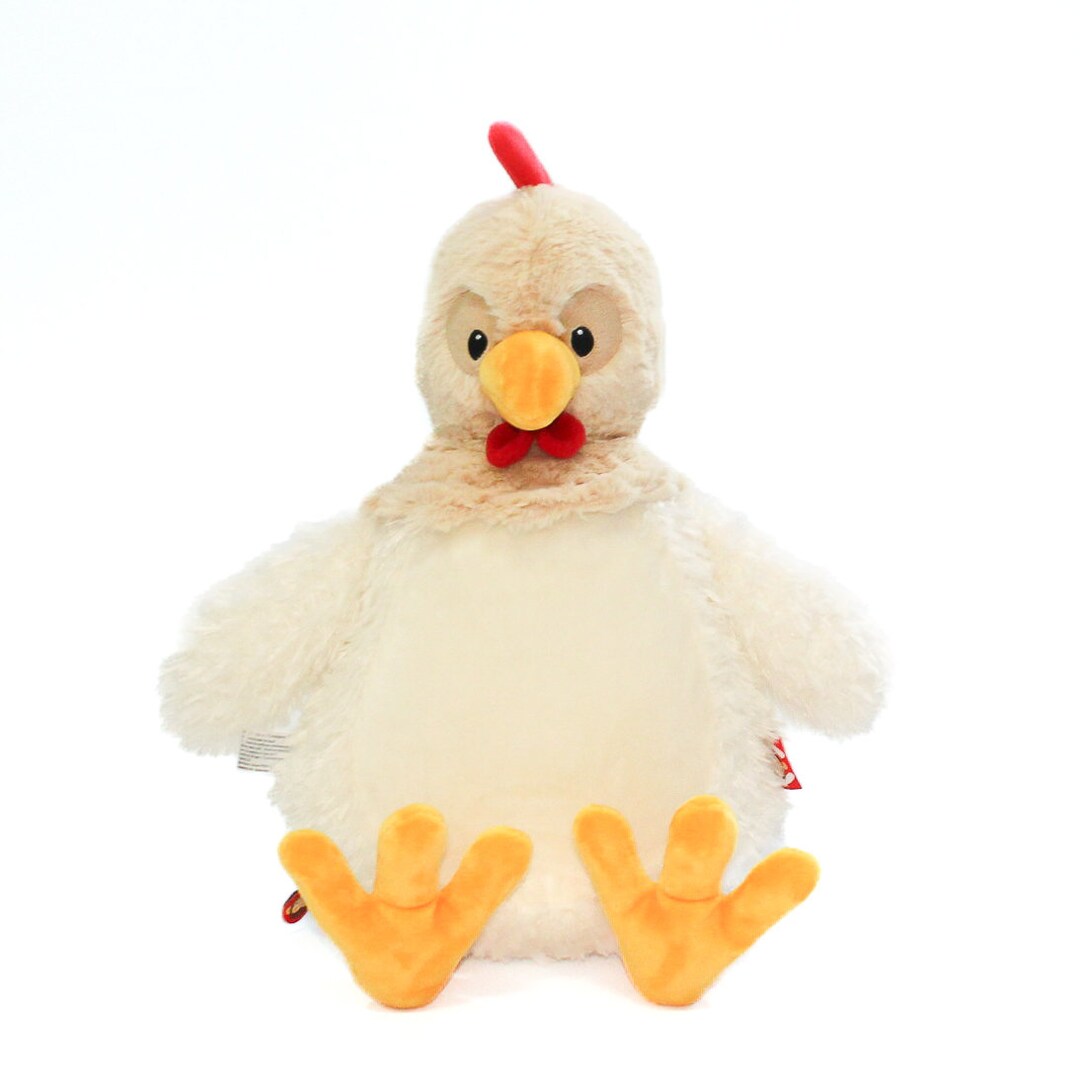 Personalised Embroidered Chicken Cubbies, Baby, Gift, New Baby, Soft ...