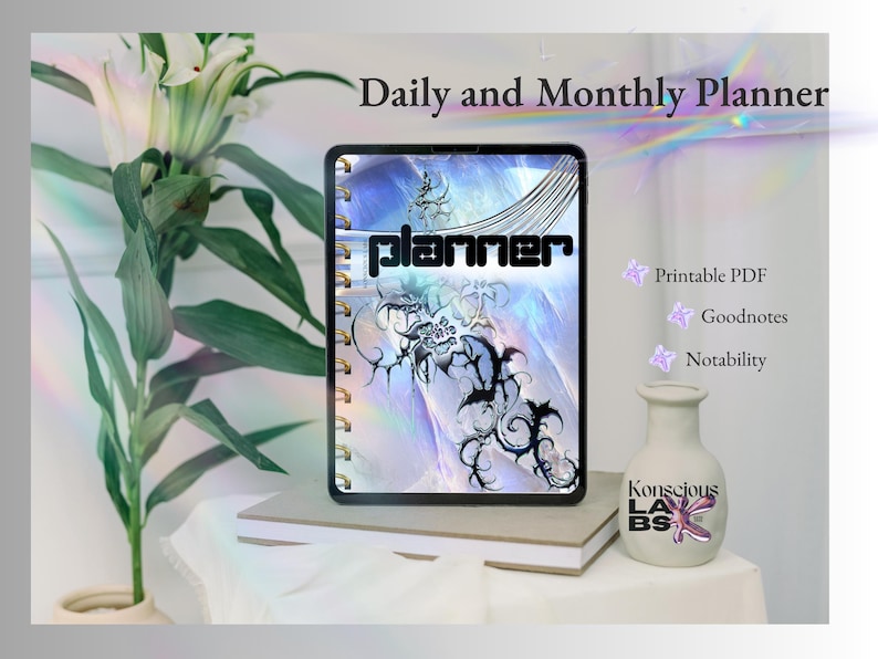 Daily and Monthly Planner PDF | Goal Planning, Productivity Journal ...