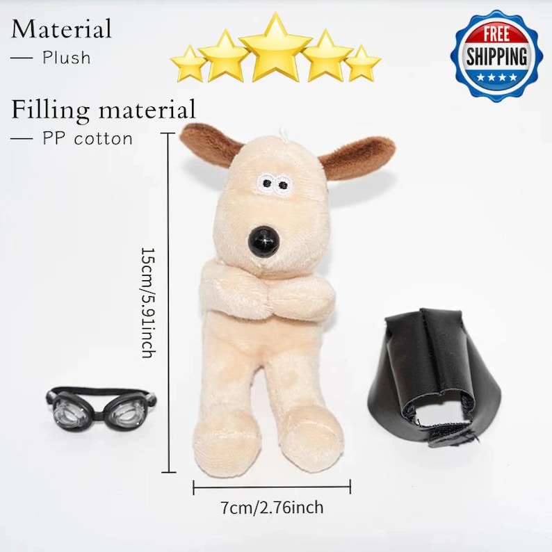 Aviator Dog Plush Car Decor–cute Puppy Dashboard Ornament-cute Plush ...
