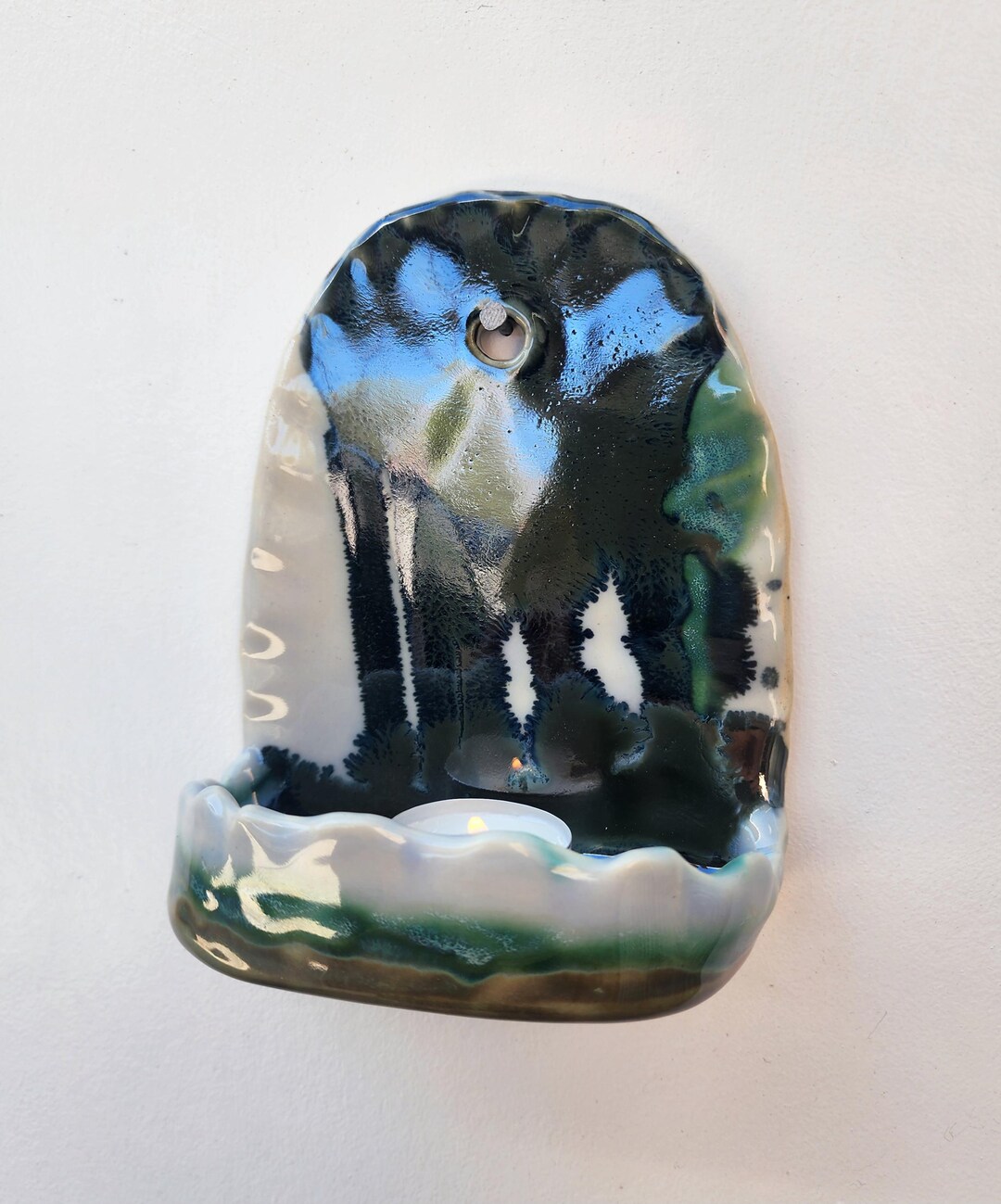 Wishing Well Ceramic Wall Altar - Etsy