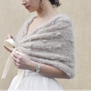 Bridal Cape Knitting Pattern Fast Knit Wedding Wrap PDF Download ...