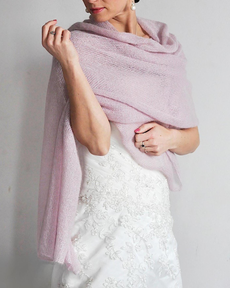 Bridal Wrap Mohair Silk Evening Wear Special Occasion Shawl Formal ...