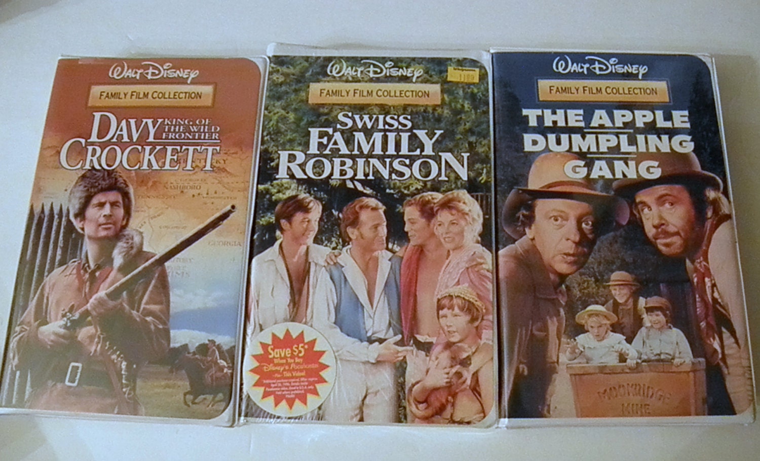 Walt Disney Family Film Collection VHS Video Tapes You CHOOSE | Etsy