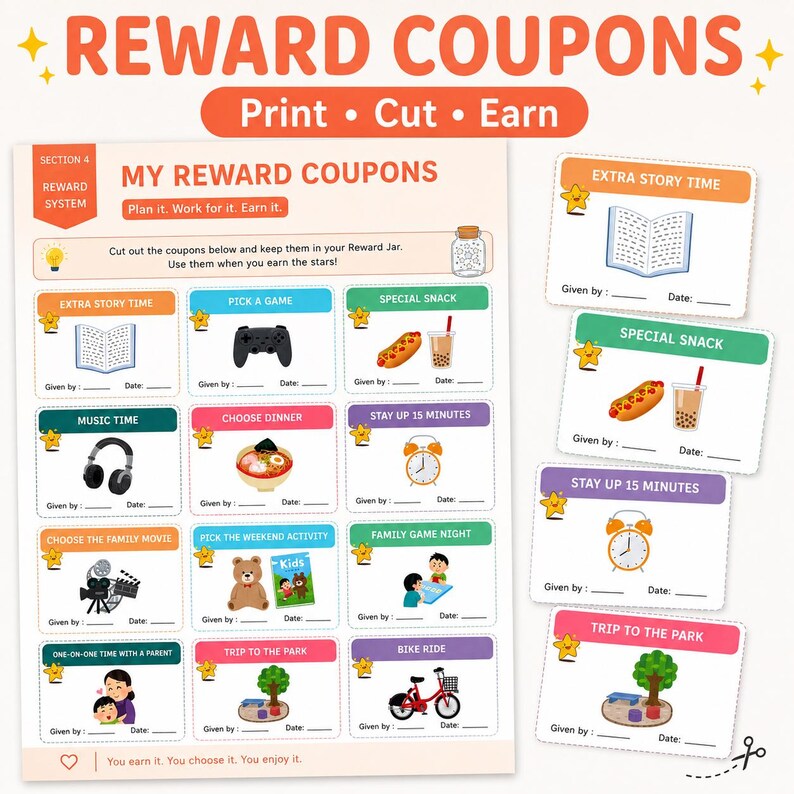ADHD School Success Tracker for Kids, Daily Routine & Reward Chart ...