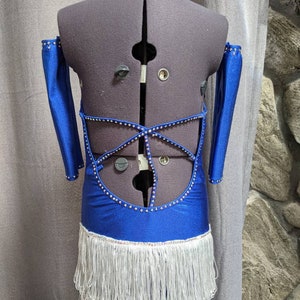 Child Medium Blue Jazz Musical Theatre Dance Costume, Royal Blue, Skate ...