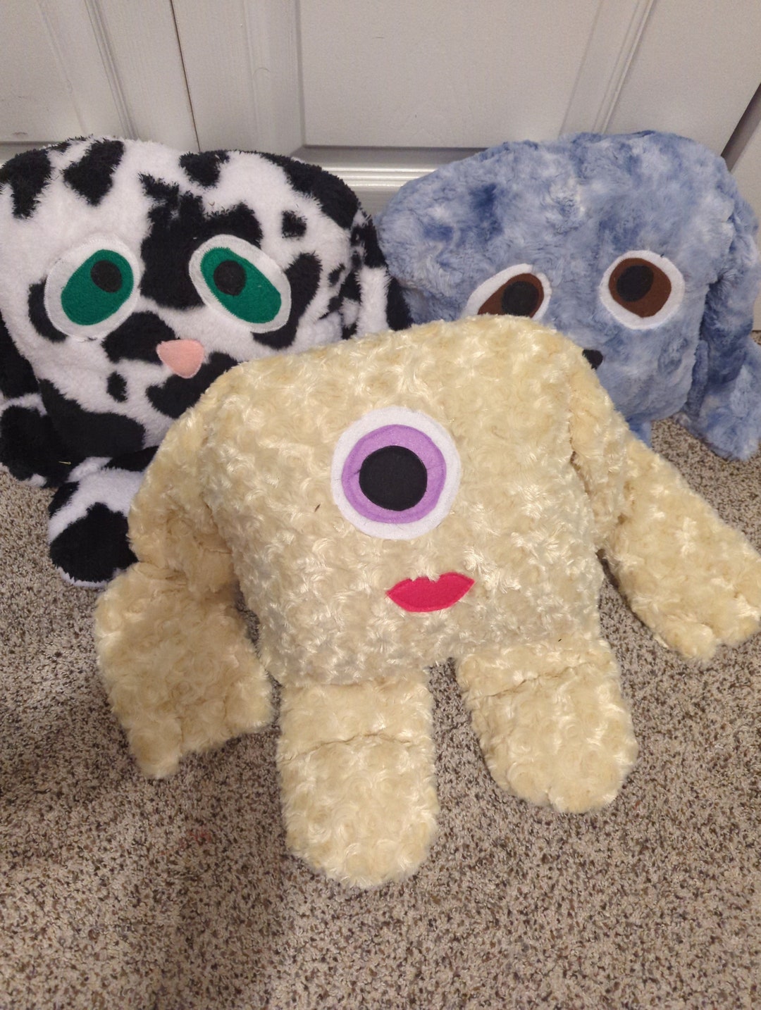 Weighted Stuffed Animal, 7 Pound Hug Monster, Cuddle Monster, May Help ...