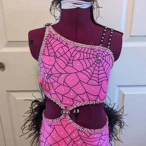 Custom Child Small Dance Costume, Spider Costume, Pink Leotard - Etsy