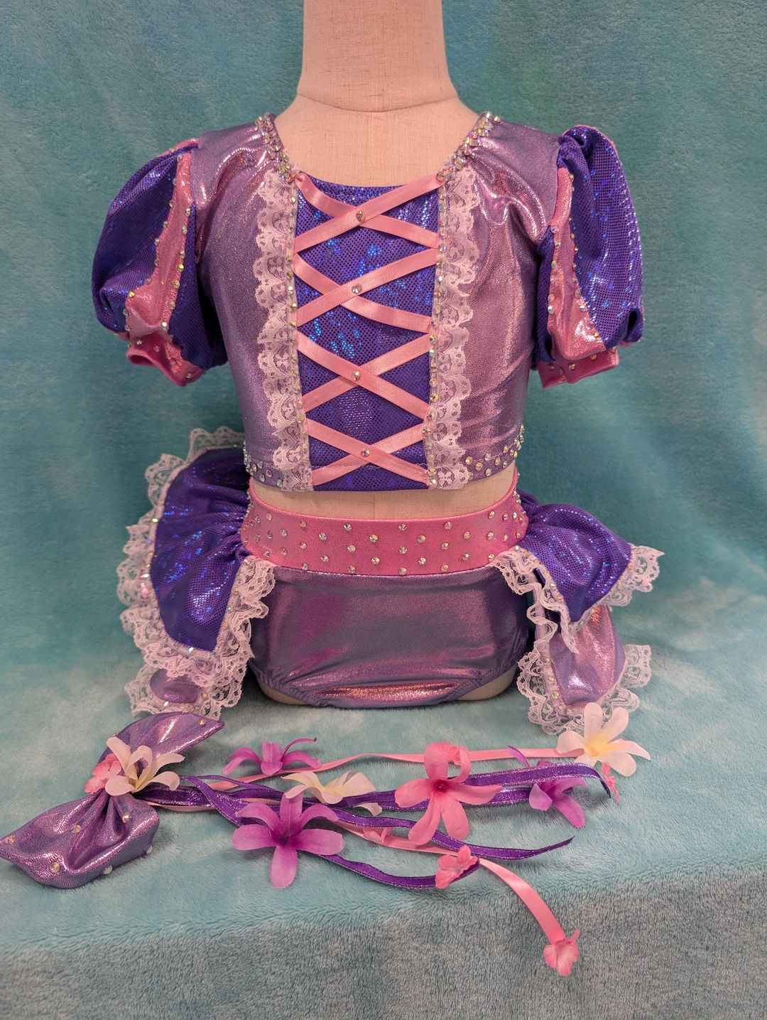 Princess Dance Costume, Purple Dance Costume - Etsy