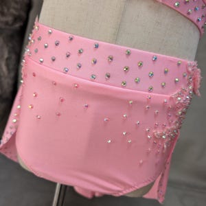 Pink Custom Girls Dance Costume, Lyrical Costume, Ballet Costume, - Etsy