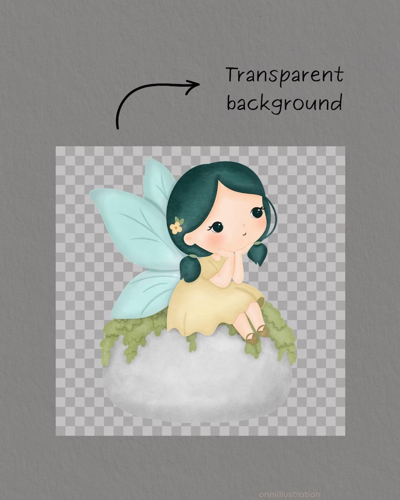 Watercolor Fairy Clipart Bundle PNG, Enchanted Forest Fairies and ...