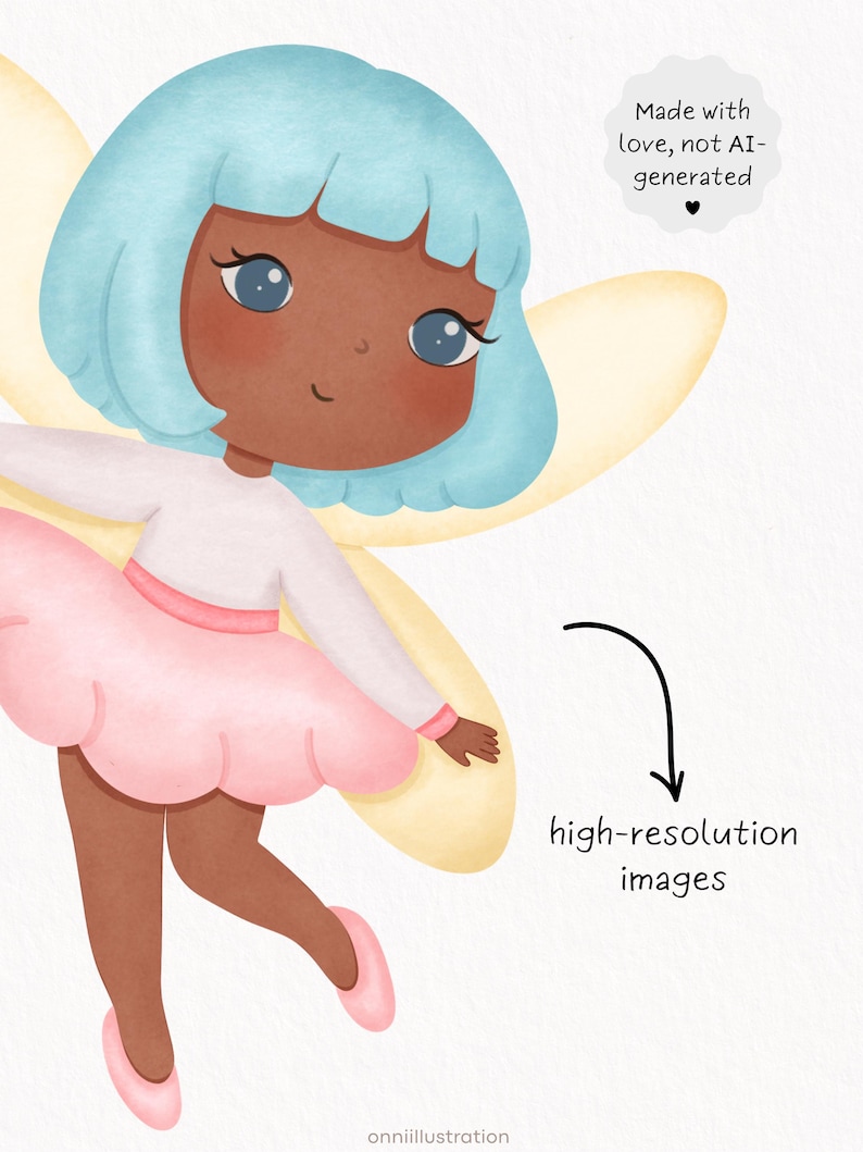 Watercolor Fairy Clipart Bundle PNG, Enchanted Forest Fairies and ...