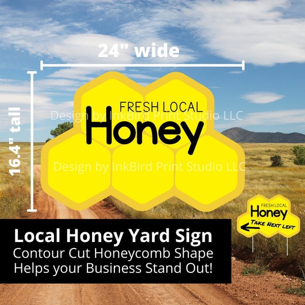 Honey for Sale Sign - Etsy