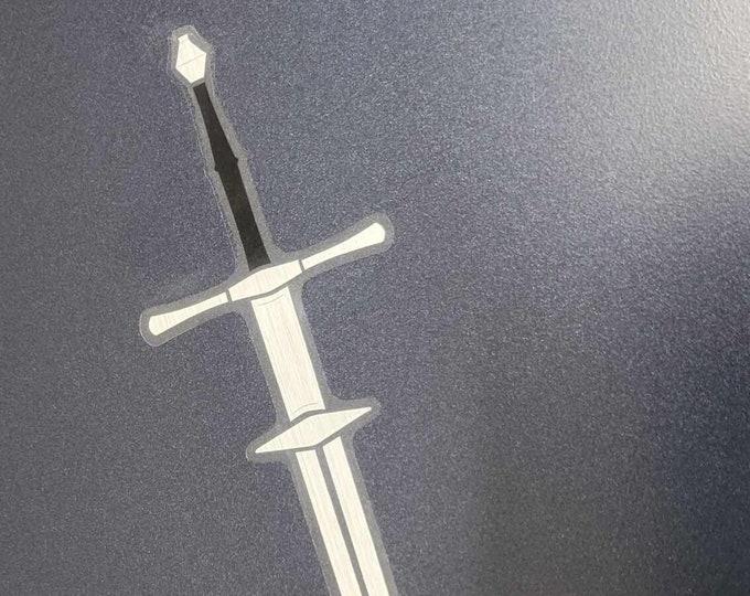 Vinyl Sword Sticker | Zweihander | German 2 Handed Sword | Medieval ...