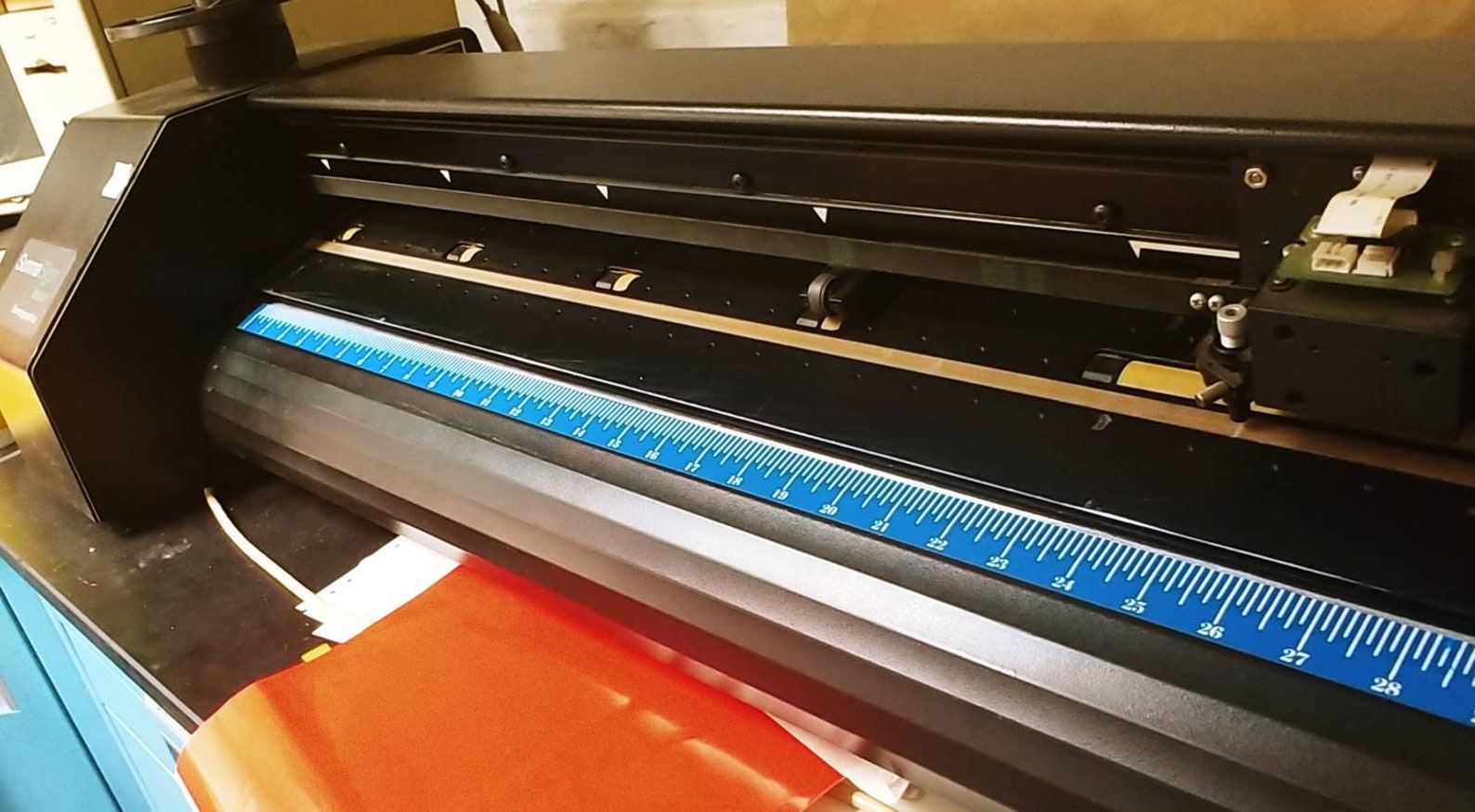 Adhesive Vinyl Ruler. Blue and White. 24 or 30. - Etsy