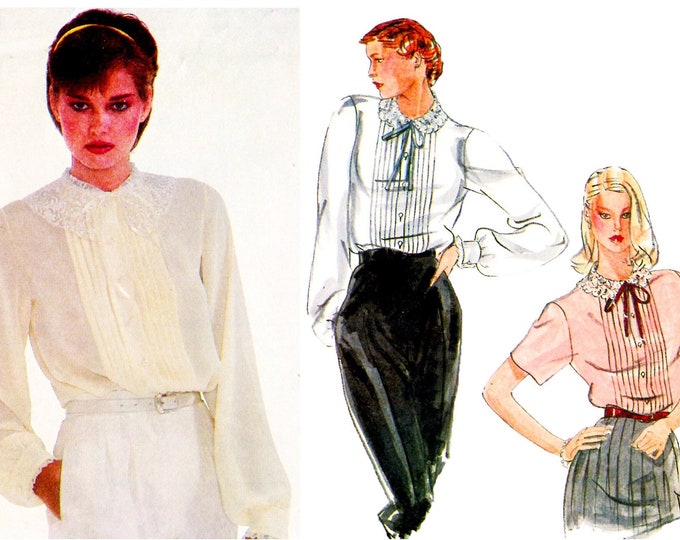 70s Vogue 9347 One-shoulder Dress in Evening or Cocktail Length W/stole ...