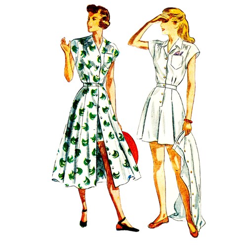 Uncut Simplicity Pattern 8641 Misses' Jumper Dress Size - Etsy