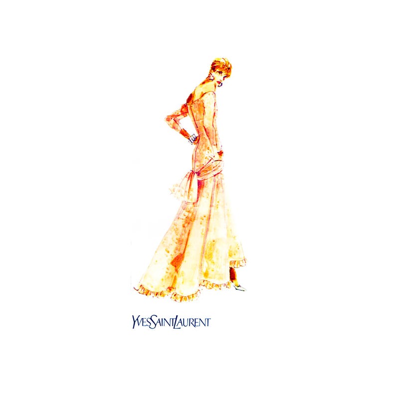 Vogue Yves Saint Laurent Patterns - Etsy