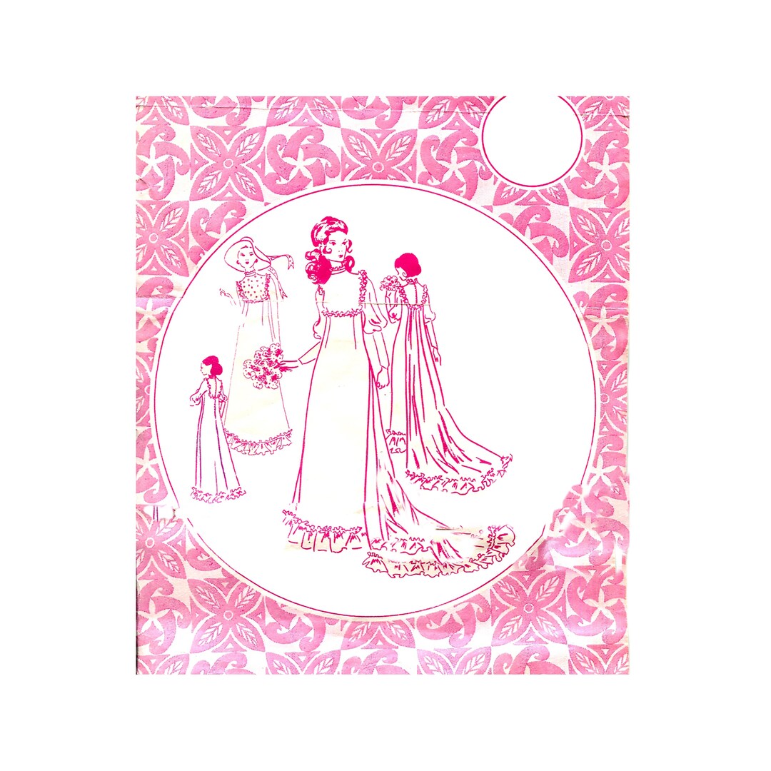 70s Hawaiian Holoku Wedding Dress Pattern Size 10 Patterns - Etsy