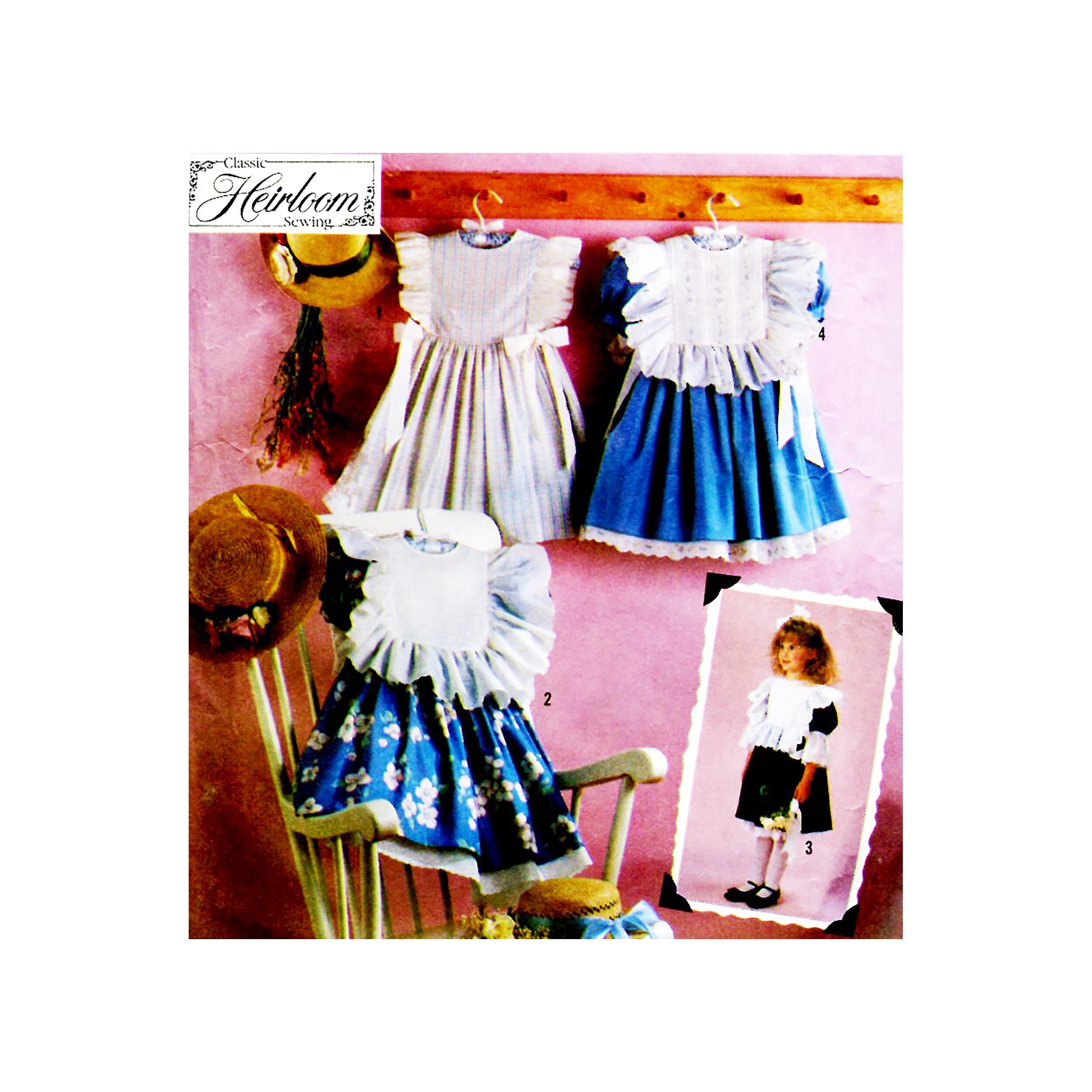 Simplicity 7087 Girls' and Toddlers' Sunrise Designs Dress Sewing ...