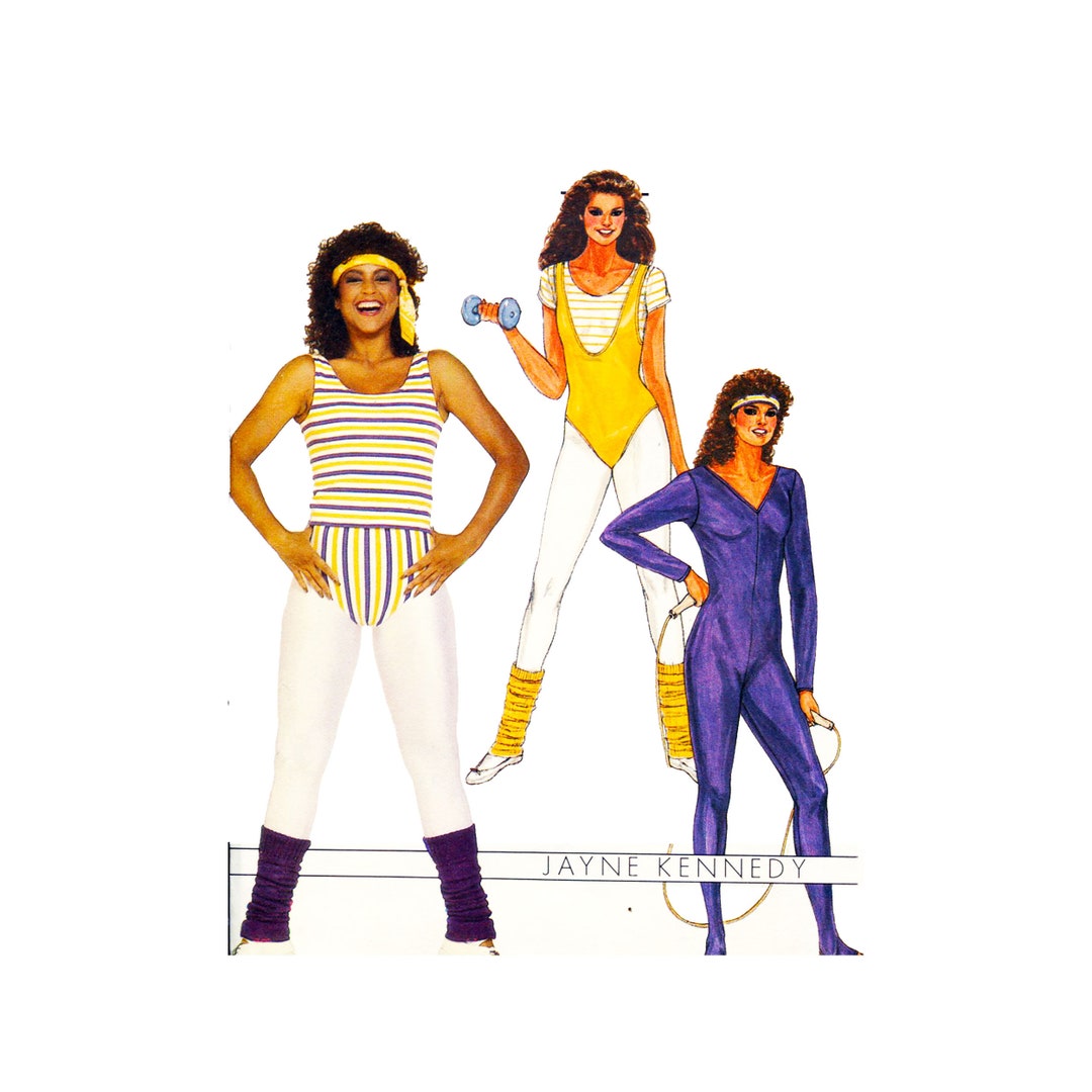 80s Misses' Full Body Leotard Pattern Butterick 6319 - Etsy