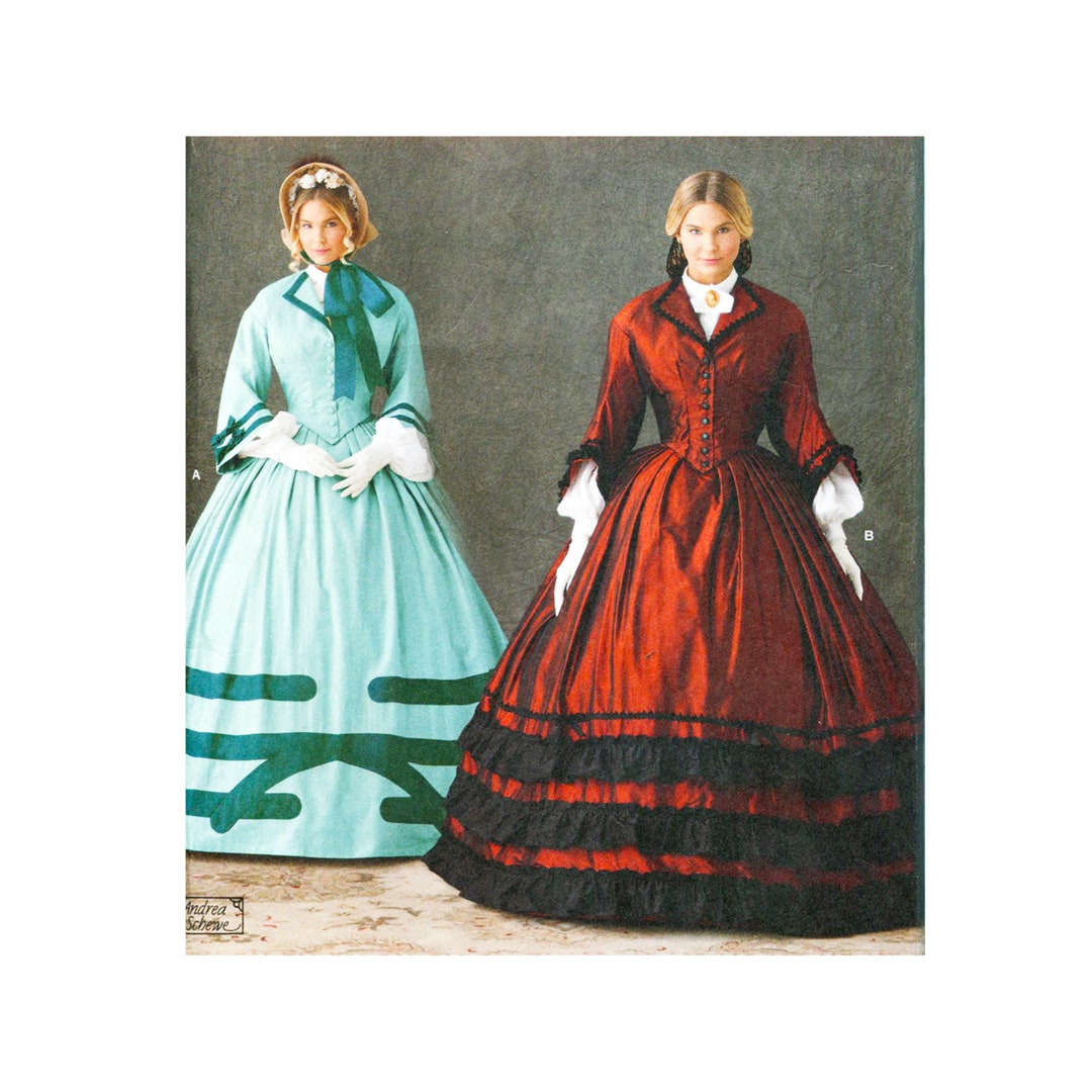 Simplicity 1818 American Civil War Era Skirt and Jacket Costume Vintage ...