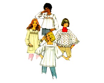 1970s Vintage Sewing Pattern Butterick 5981 Misses Floor Length Dress ...