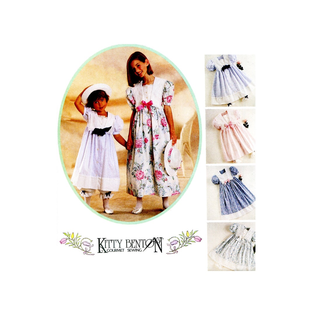 Mccall's 6394 Girls' Sailor Dress Pattern, Pantaloons, Hatband Pattern ...
