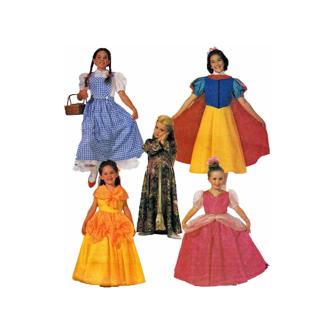 Mccall's 8867 6810 Classic Costumes Sewing Pattern Snow White Dorothy ...