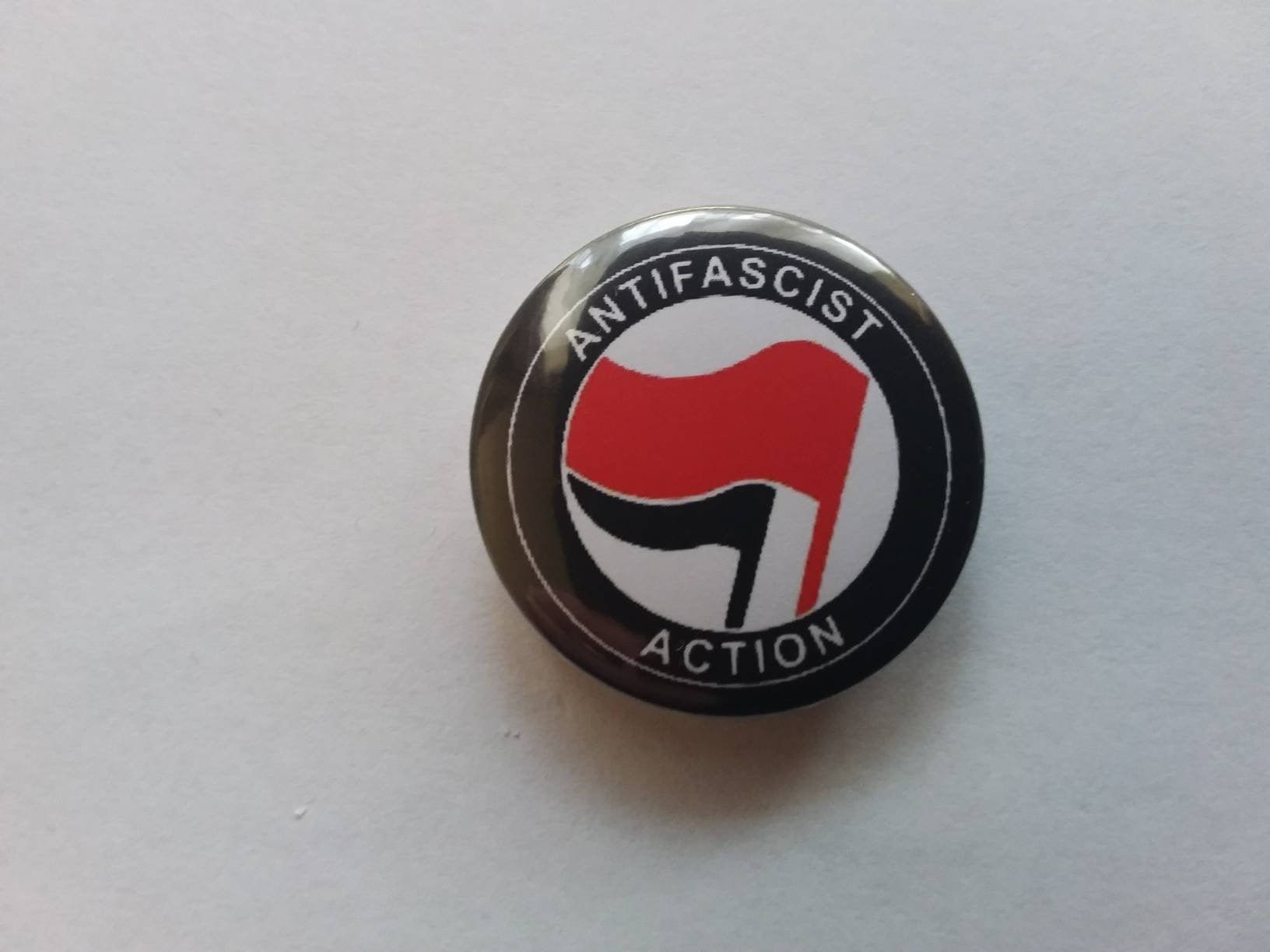ANTIFA Pin Badge Political Anti Fascist Action GET One - Etsy Australia