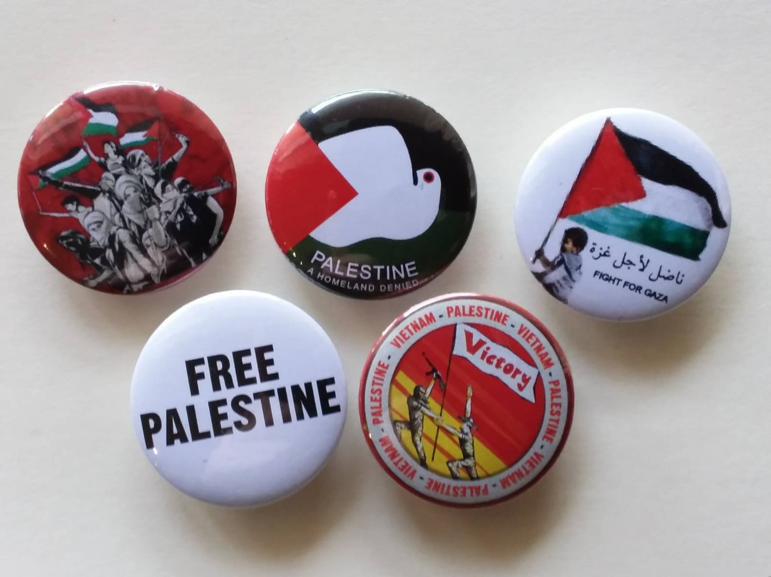 FREE PALESTINE Badges/pins Pack 5 Anarchist Soldarity - Etsy