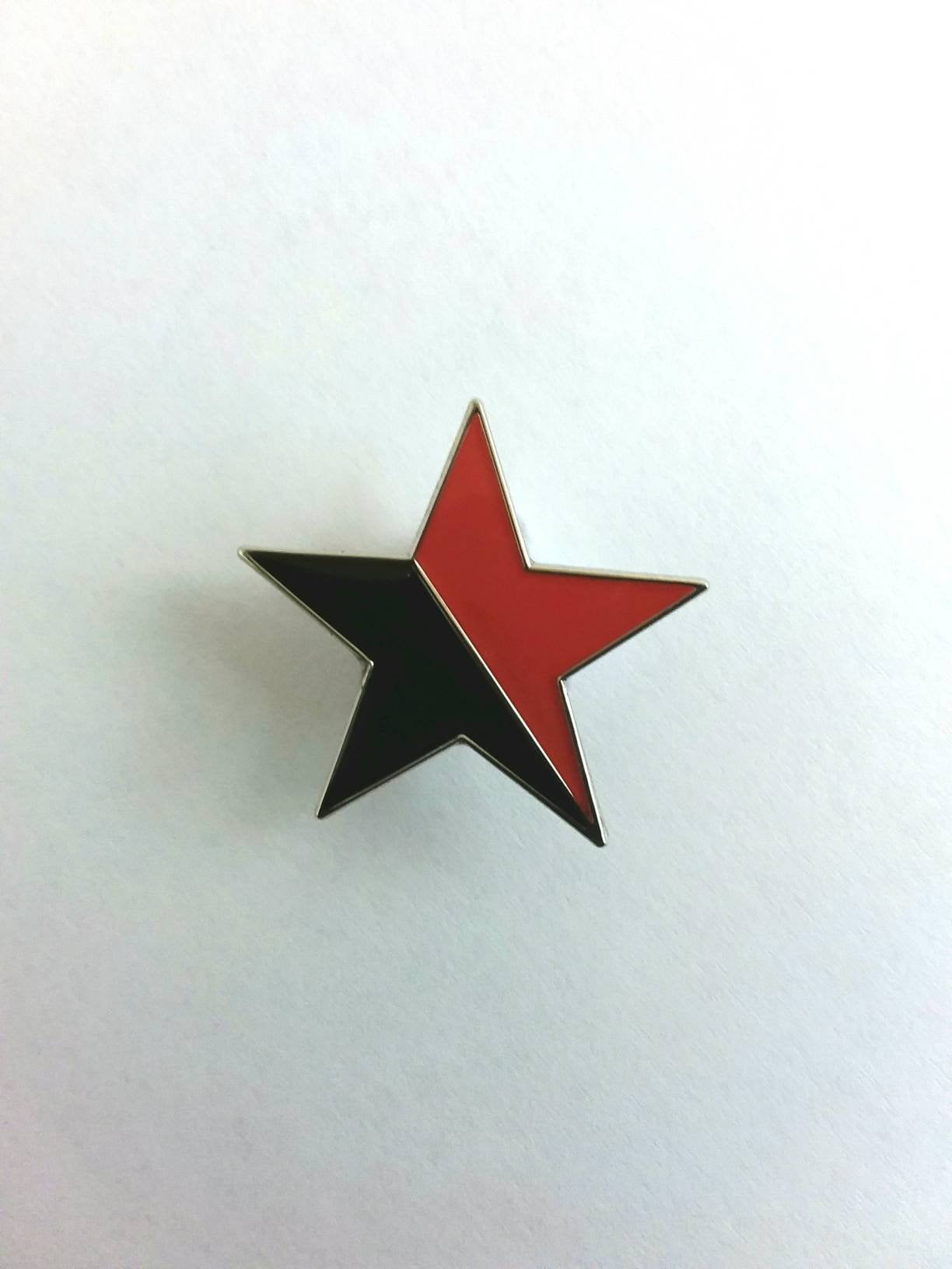 Anarchist Star Enamel Pin/Badge AnarchistAnti Fascist | Etsy