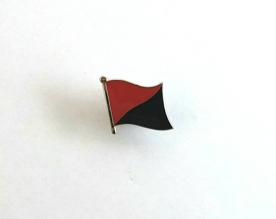 Anarchist Flag Enamel Pin/badge Anarchistanti Fascist - Etsy UK